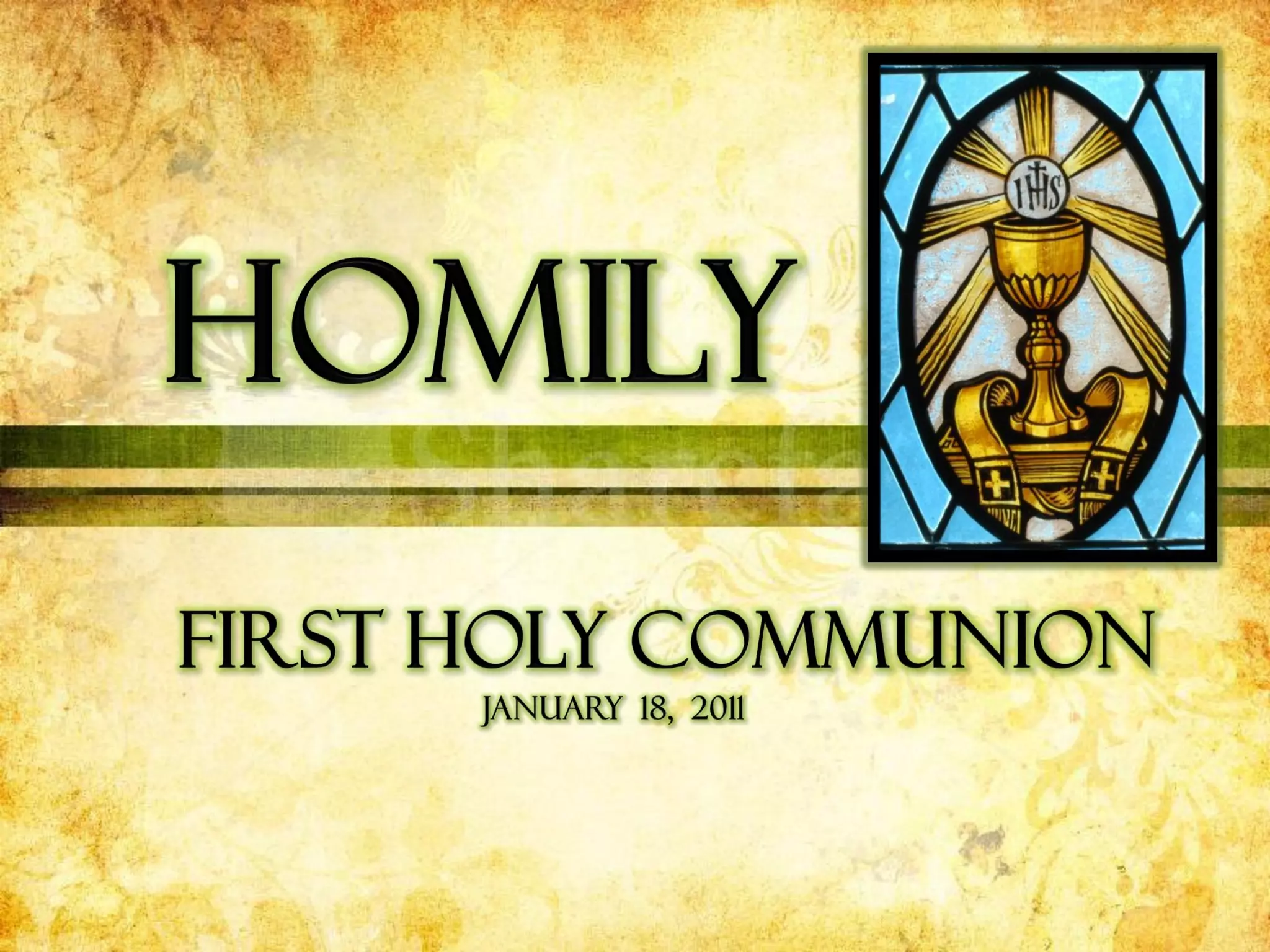 First Holy Communion Homily | PDF