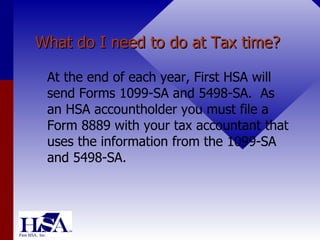 HSA (Health Savings Account)Presentation | PPT
