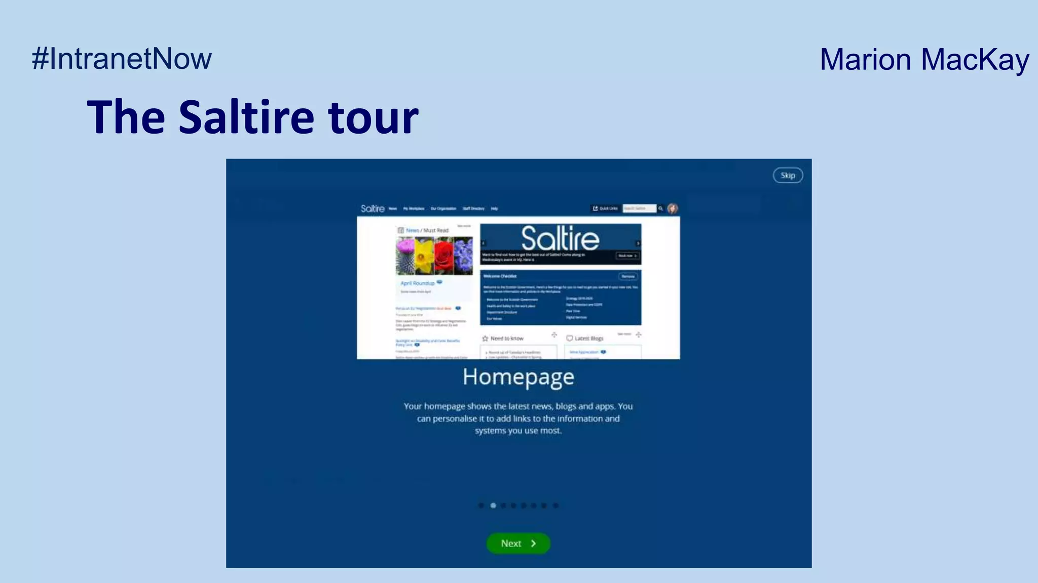 First impressions count — Marion MacKay | PPTX