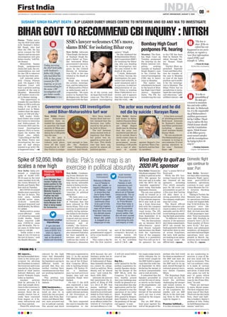 First india jaipur edition-05 august 2020 | PDF