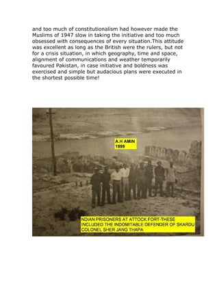 FIRST INDIA PAKISTAN WAR -FIRST DETAILED MAP STUDY | PDF