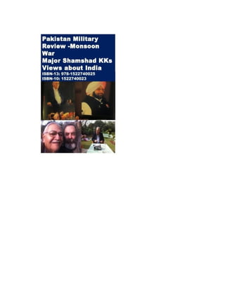 FIRST INDIA PAKISTAN WAR -FIRST DETAILED MAP STUDY | PDF