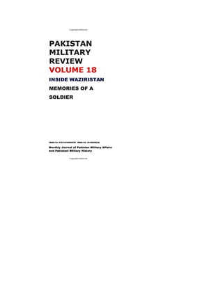 FIRST INDIA PAKISTAN WAR -FIRST DETAILED MAP STUDY | PDF