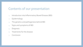 First inflammatory bowel disease presentation finished version (2) | PPT