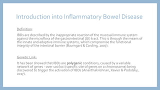 First inflammatory bowel disease presentation finished version (2) | PPT