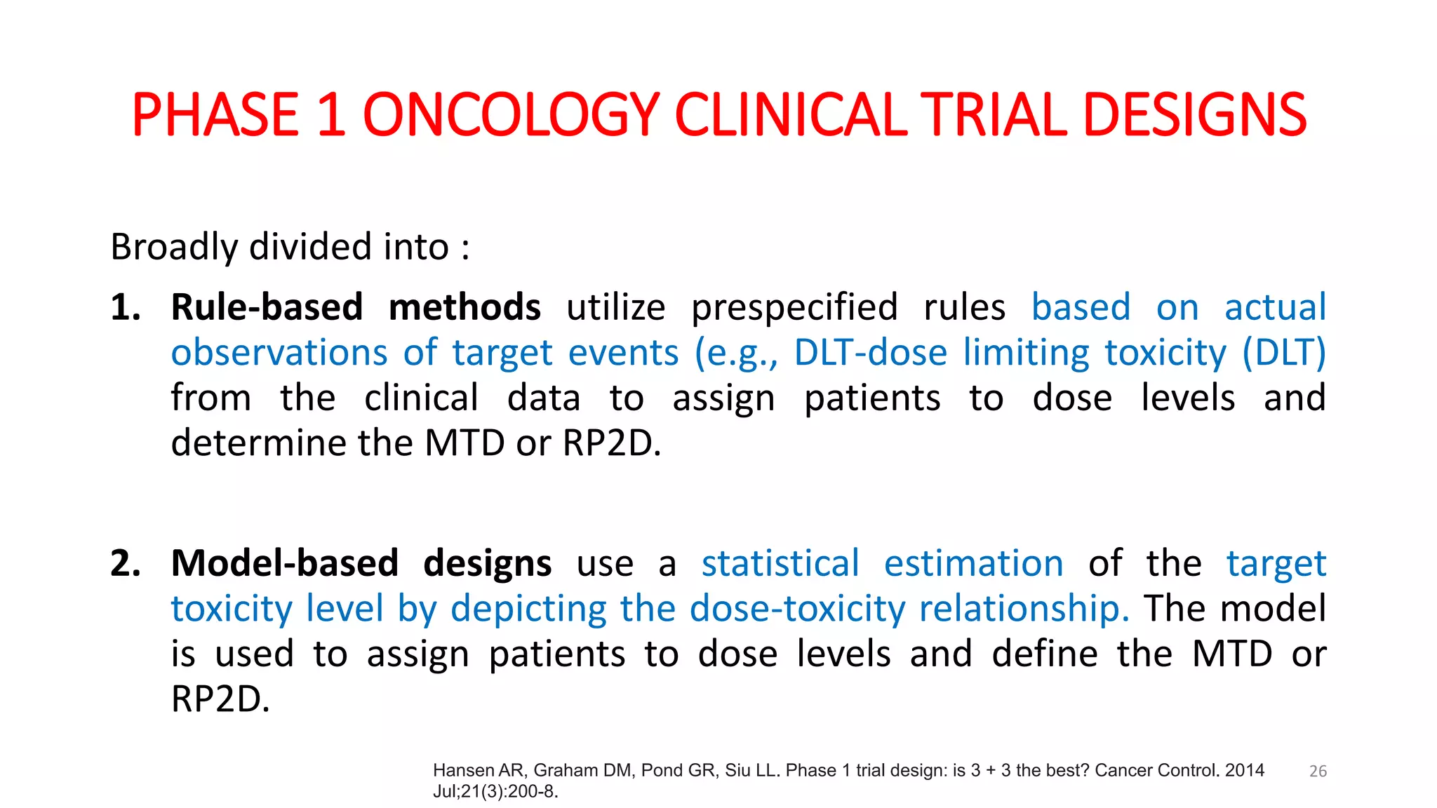 First in human dose - clinical trial designs.pptx