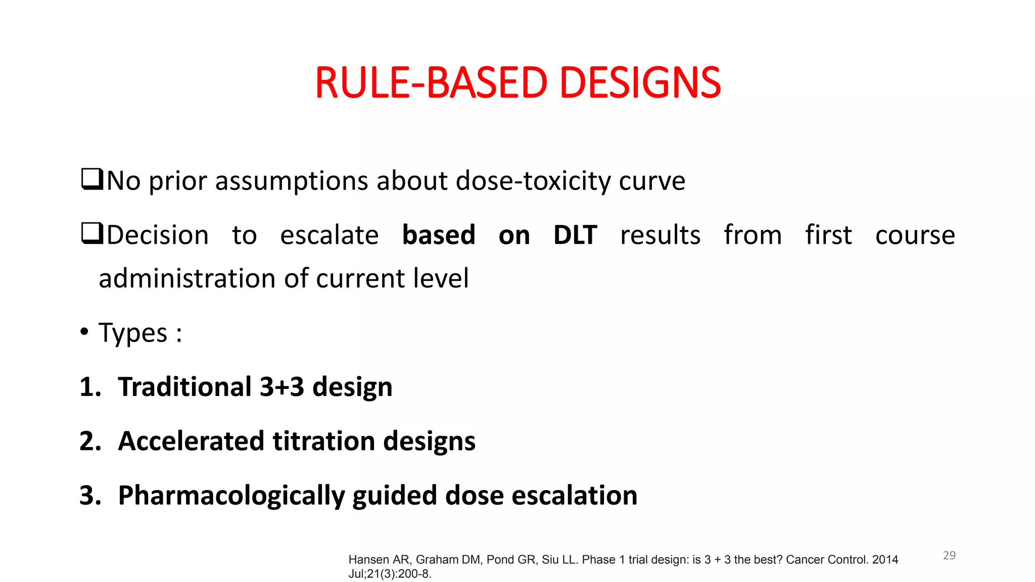 First in human dose - clinical trial designs.pptx