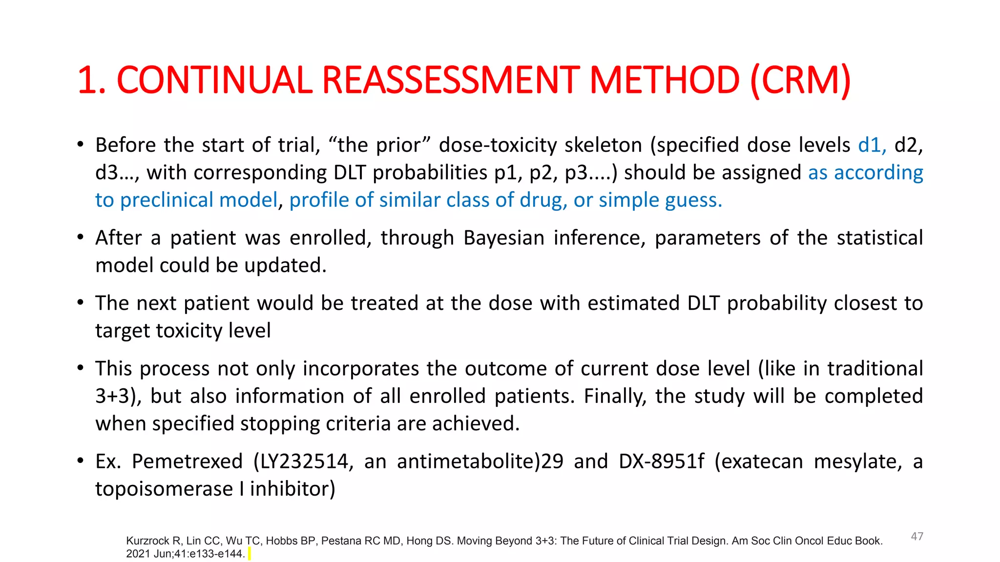 First in human dose - clinical trial designs.pptx