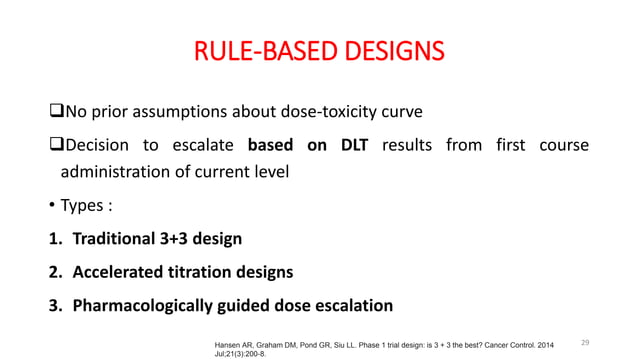 First in human dose - clinical trial designs.pptx | Endocrine and ...