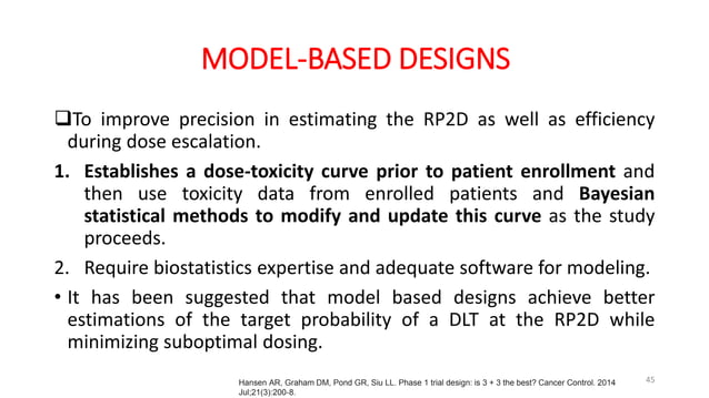 First in human dose - clinical trial designs.pptx | Endocrine and ...