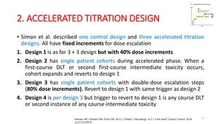 First in human dose - clinical trial designs.pptx