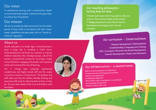 Play School Brochure - First Innings | PDF