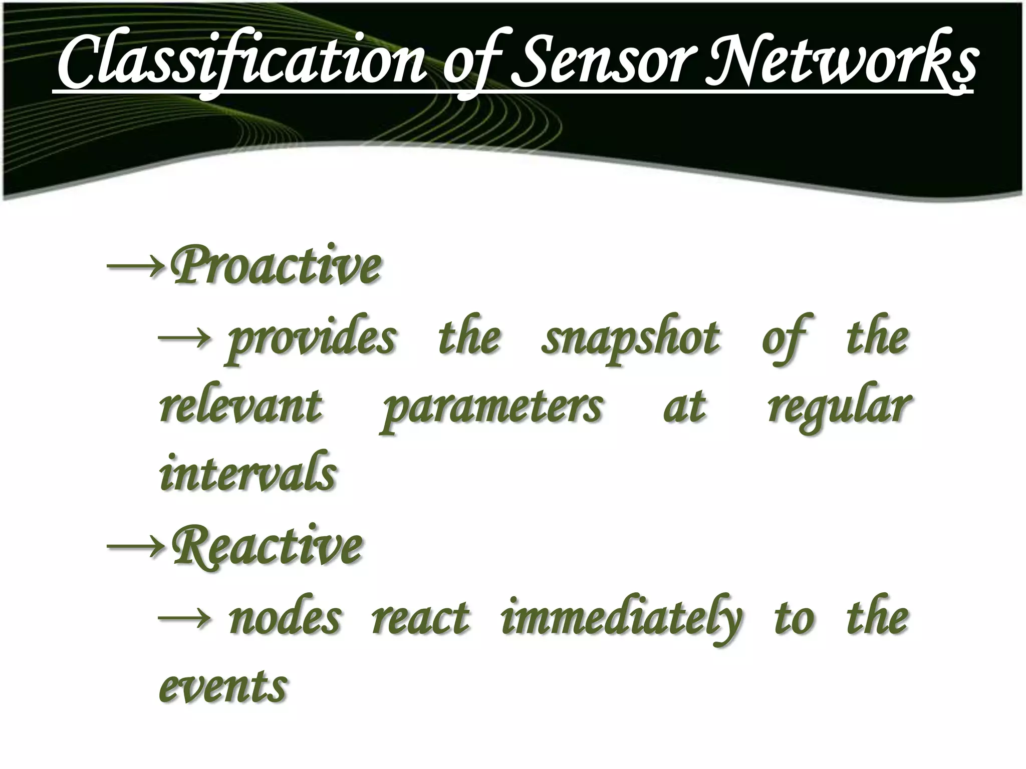 First introduction to wireless sensor networks | PPT