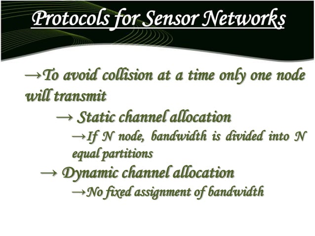 First Introduction To Wireless Sensor Networks Ppt