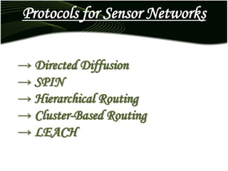 First introduction to wireless sensor networks | PPT