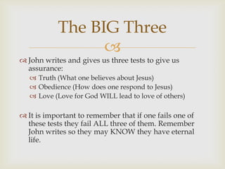 First John week 1 | PPTX