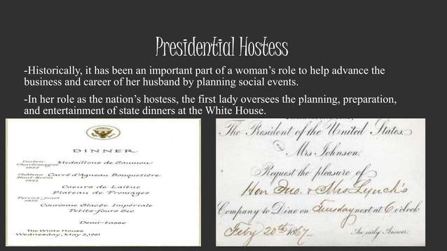 First Ladies PowerPoint Presentation | PPTX | Marriage and Civil Unions ...