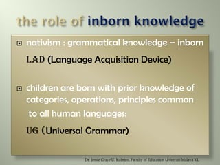First Language Acquisition | PDF