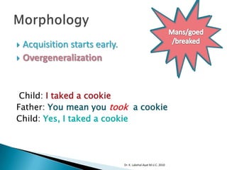 First language acquisition | PPT