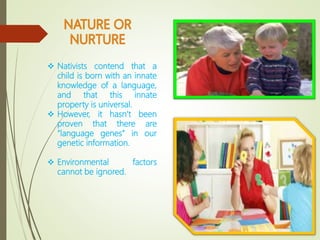 First language acquisition | PPTX