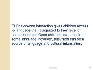 First language acquisition | PPTX