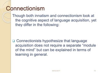 First language acquisition | PPT