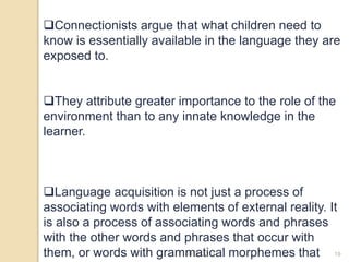 First language acquisition | PPT