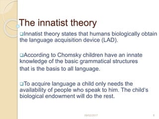 First language acquisition | PPT