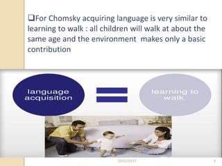 First language acquisition | PPTX