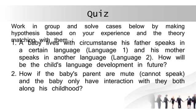 First language acquisition | PPT