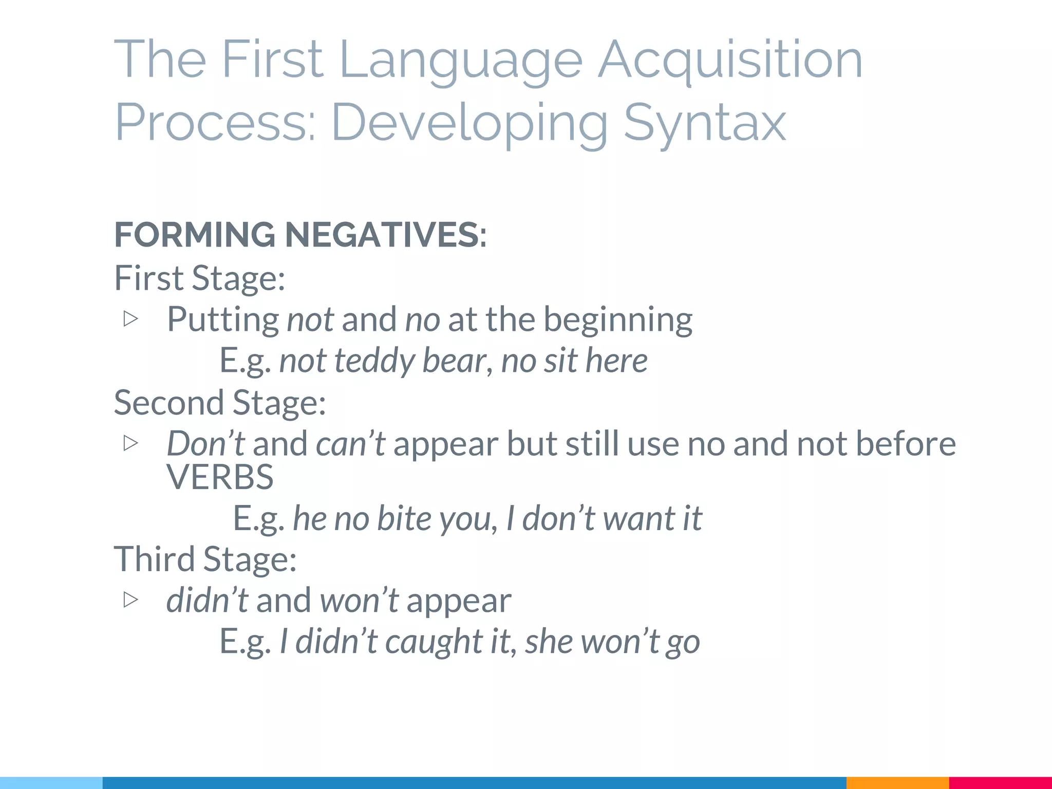 First Language Acquisition | PPTX