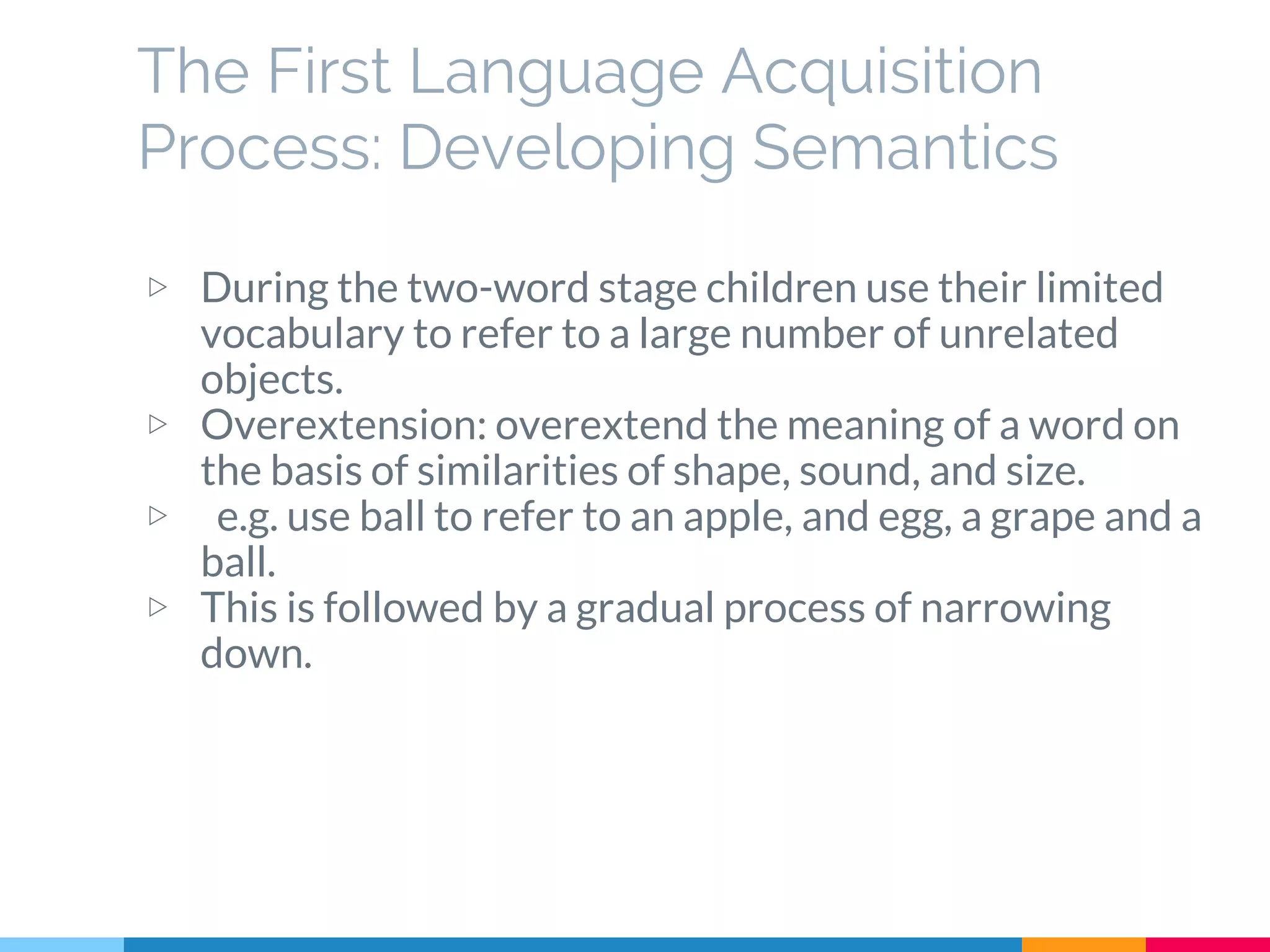 First Language Acquisition | PPTX