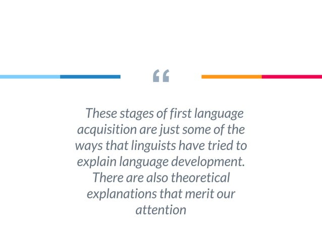 First Language Acquisition | PPTX