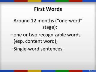 First language acquisition (behaviourism) | PPTX | Parenting Babies and ...