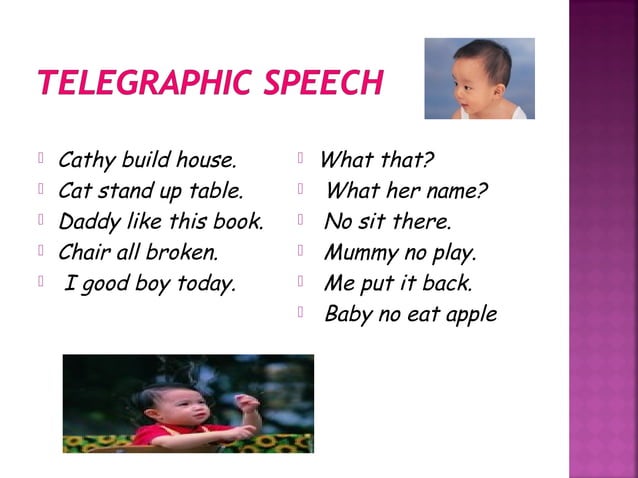 First language acquisition stages | PPT