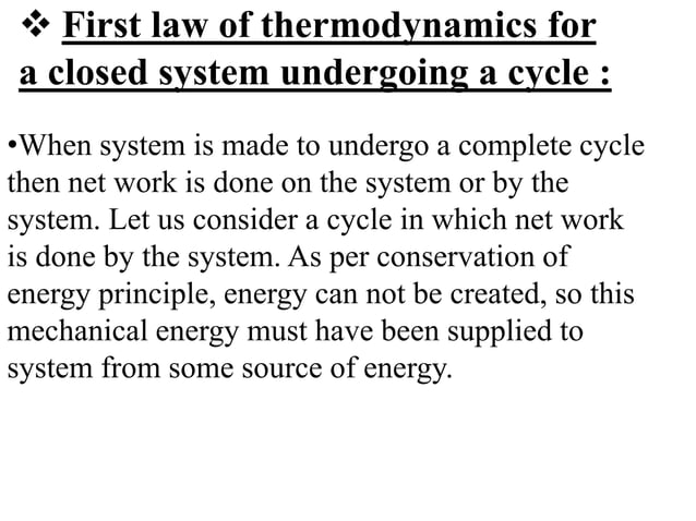 First law of thermodynamic | PPTX | Chemistry | Science