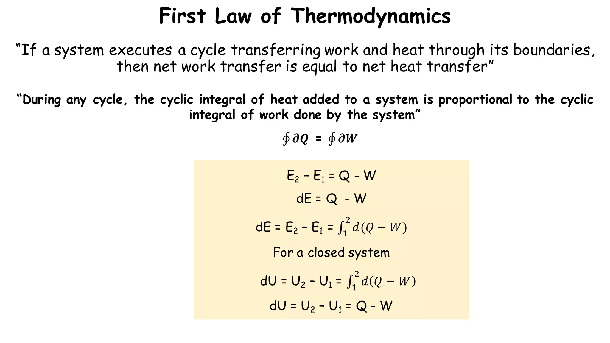 First law of thermodynamics | PDF