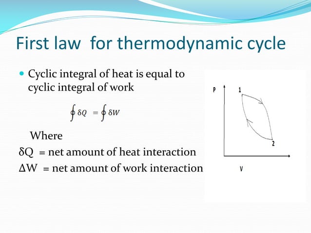 First law of thermodynamics | PPT