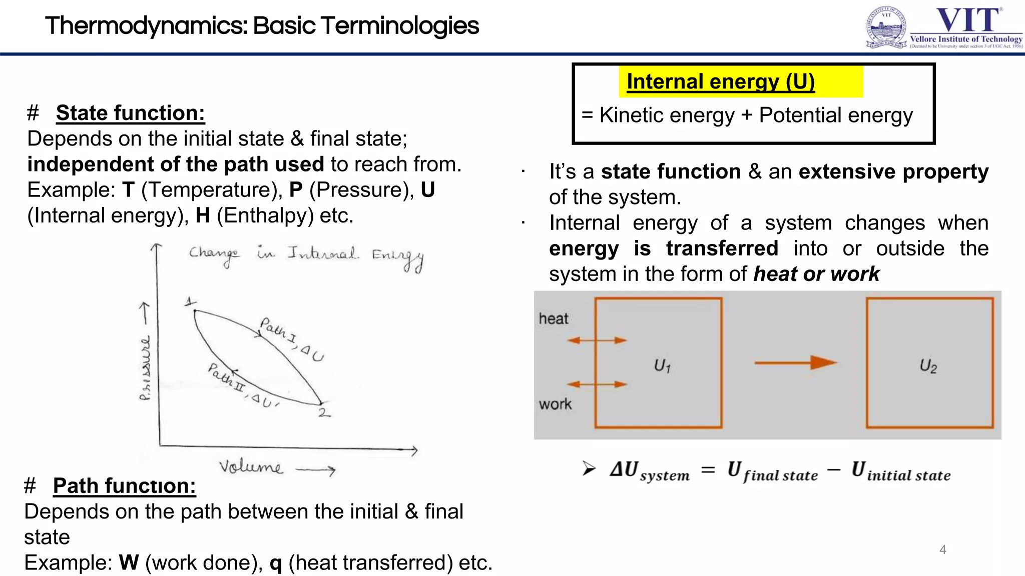 First law of thermodynamics | PPTX