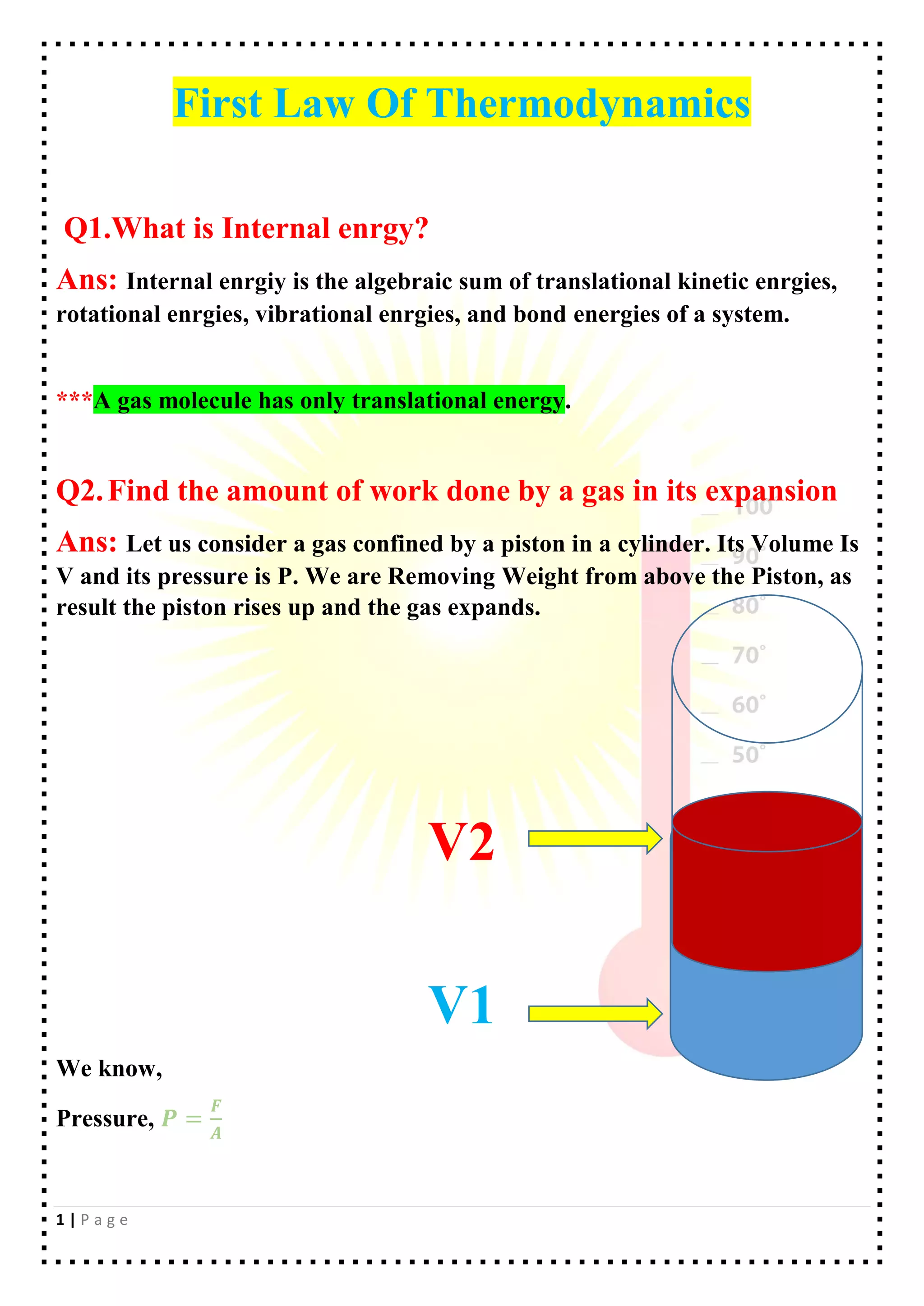 First Law Of Thermodynamics.pdf