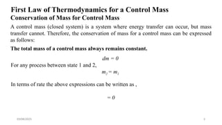 FIRST LAW OF THERMODYNAMICS [Advanced Thermodynamics] | PPTX