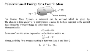 FIRST LAW OF THERMODYNAMICS [Advanced Thermodynamics] | PPT