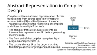 Compiler Construction , basic introduction | PPTX