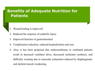 Total parenteral Nutrition in Critical Care Units | PPTX
