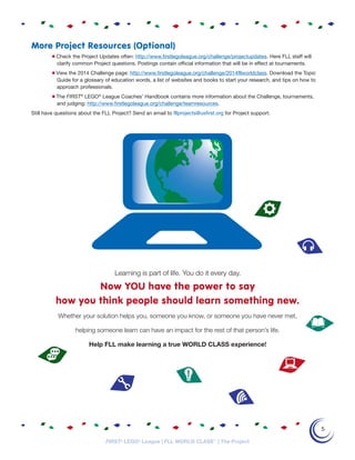 First lego league | PDF