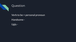 First Lesson. Greetings with verb to be and personal pronouns.pdf