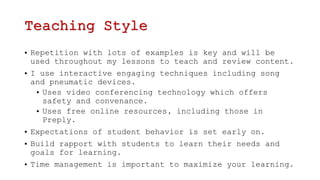 First lesson (English as a Second Language) | PPTX