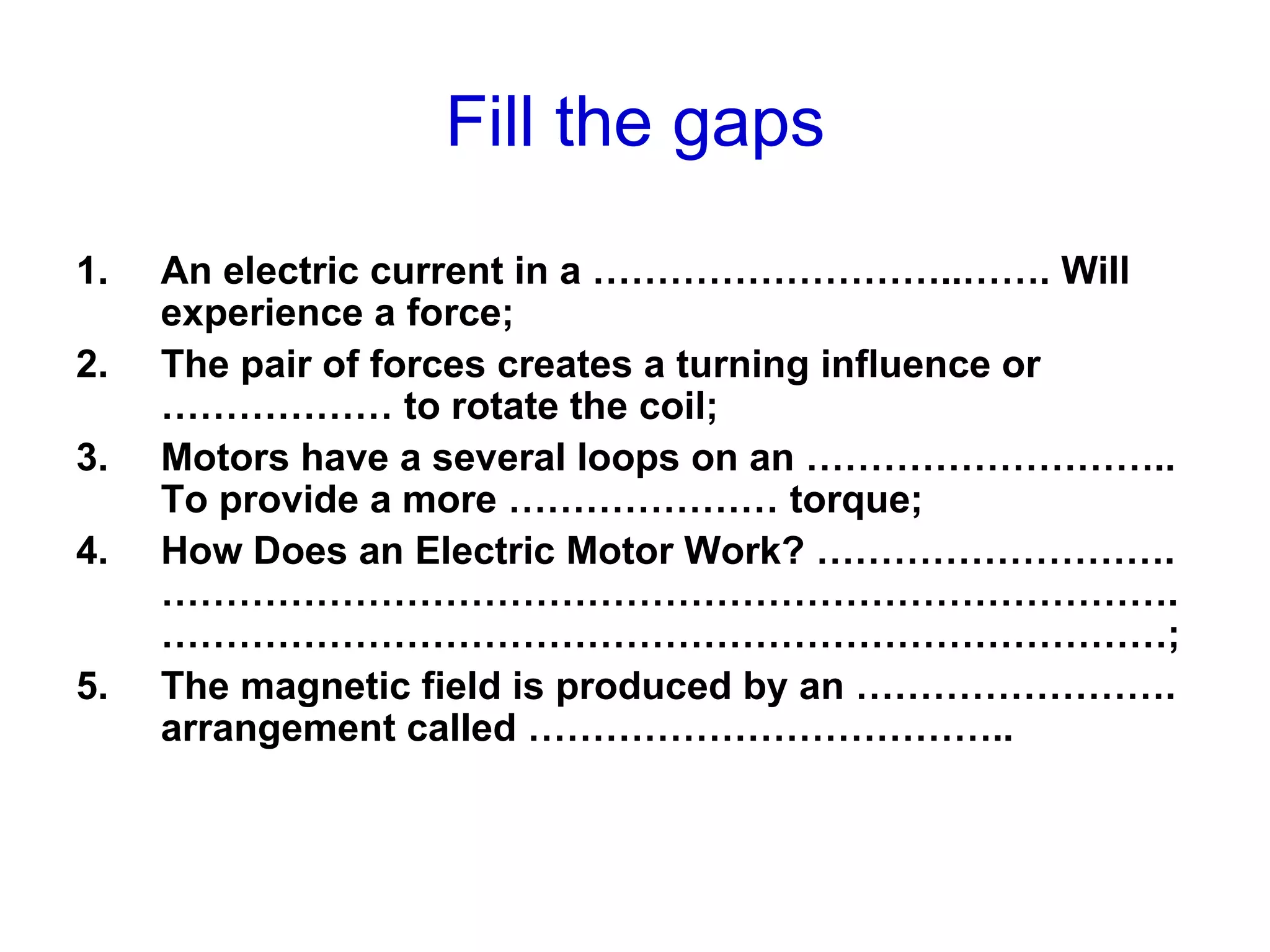 First Lesson Induction Motor1 | PPT