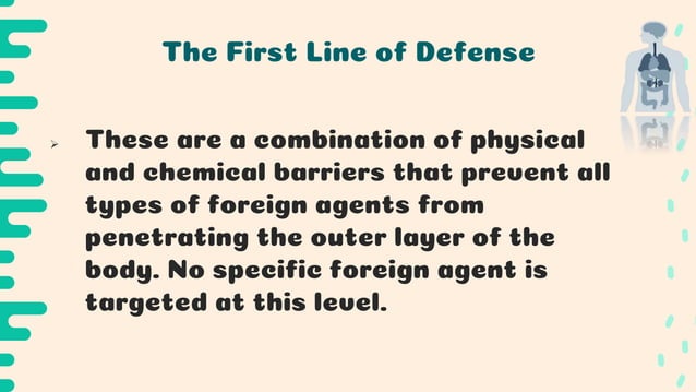 First line of defense ( barrier mechanisms) | PPTX | Infectious ...