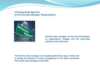 First line sales managers' training | PPTX